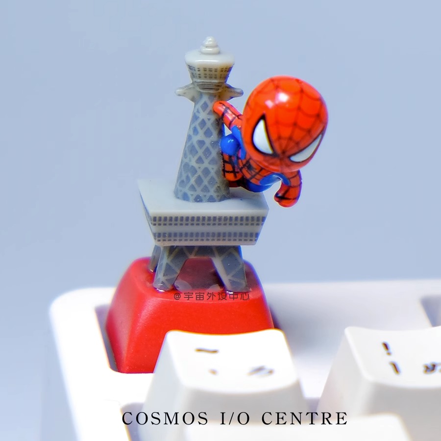 Spiderman 3D R4 Resin Artisan ESC Keycap Backlit for Mechanical ...