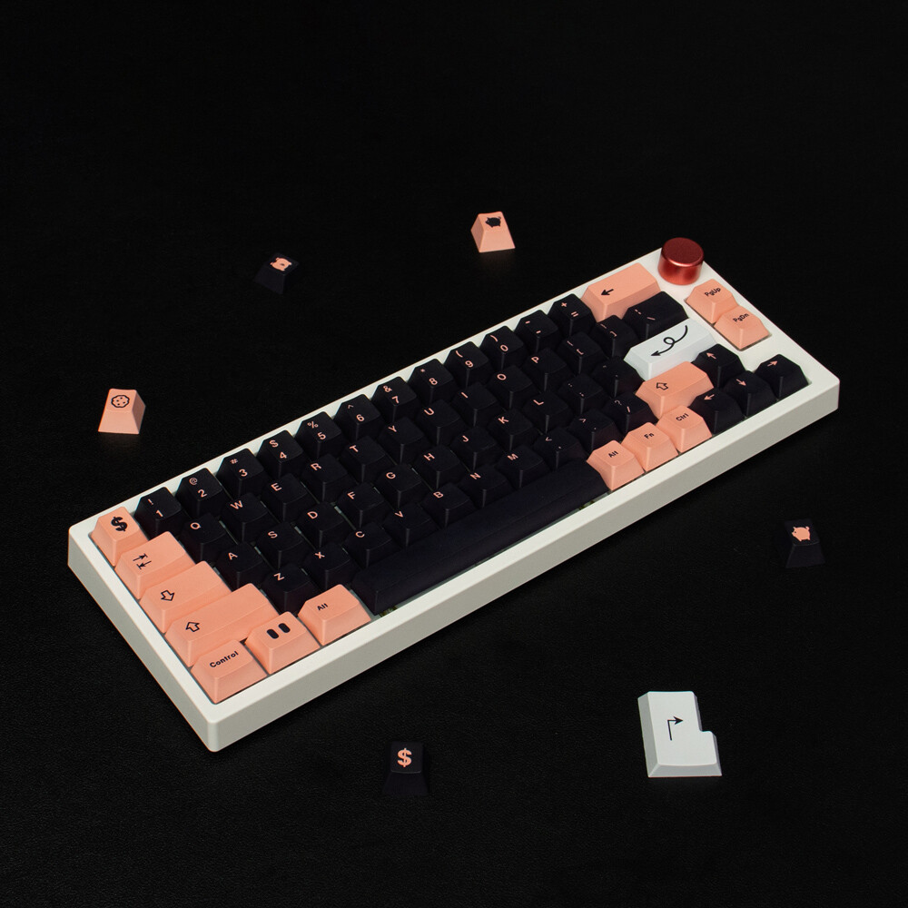 Truffelschwein GMK 104+32 Full PBT Dye Sublimation Keycaps for Cherry ...