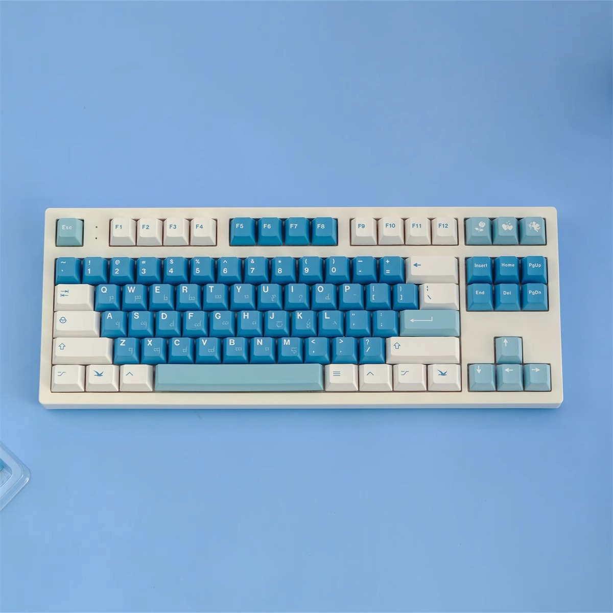 GMK Sea Mist Love Letter 104+25 PBT Dye-subbed Keycaps Set Cherry ...